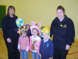 Winners of Easter bonnet Competition